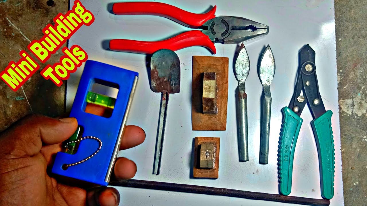 Amazing mini construction tools - YouTube