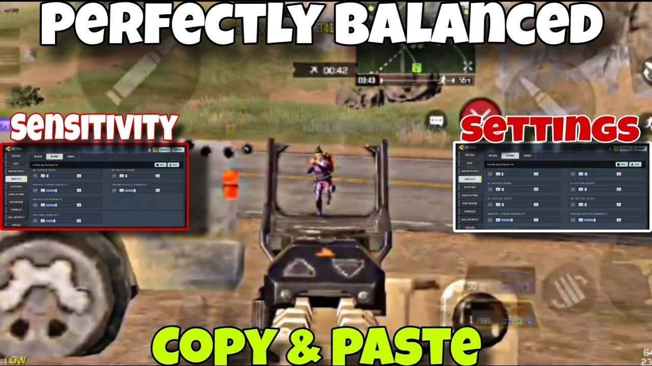 EVERY BR PLAYER MUST TRY THESE PERFECTLY BALANCED SENSITIVITY SETTINGS 🤯 | CODM BR SETTINGS IN ...
