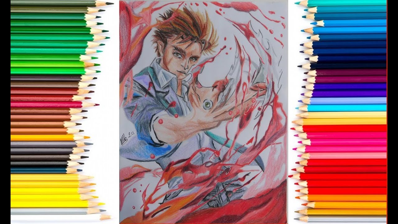 speed drawing Shinichi Izumi ( PARASYTE ) - YouTube