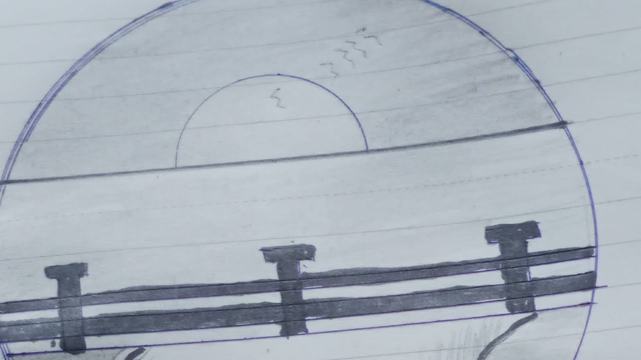 Bridge drawing 3d - YouTube