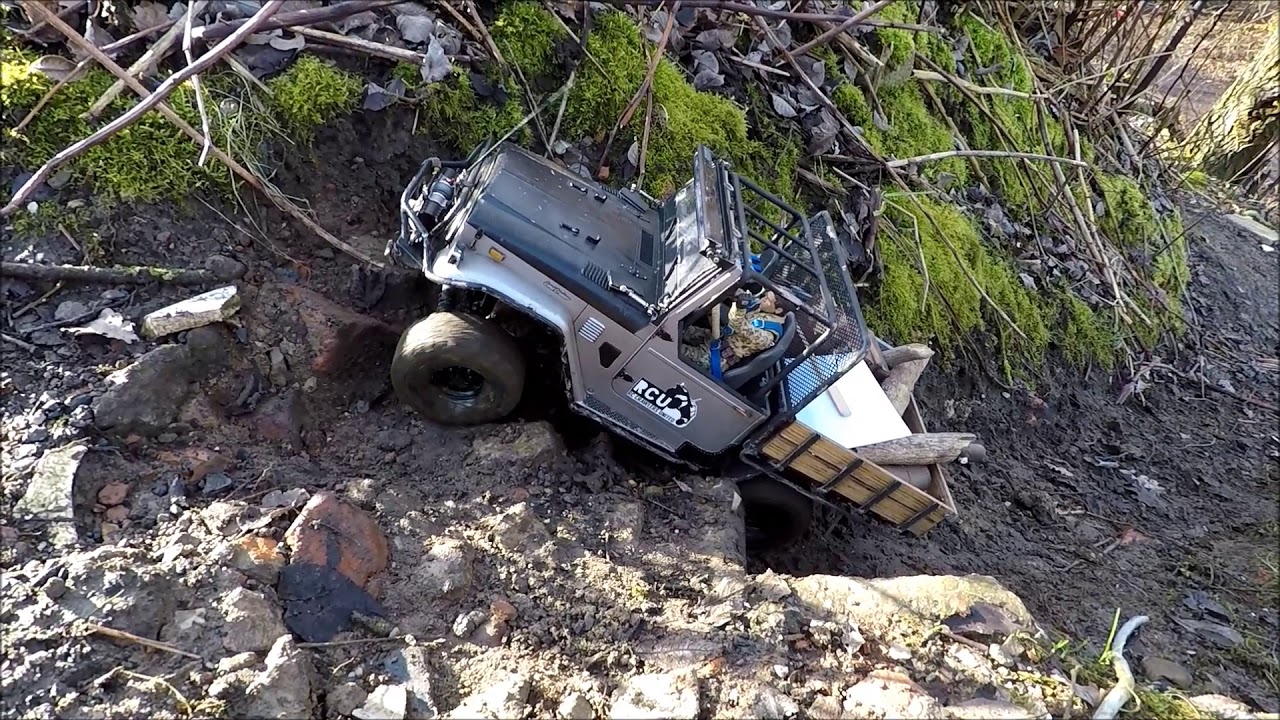 RC Toyota Land Cruiser FJ45 RC4WD On Adventure Challenge - YouTube