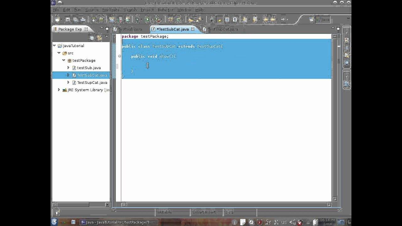 Java Tutorial 35 Extends And Modificators - YouTube