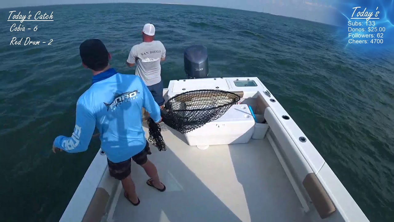 HUGE redfish on the hook! - YouTube