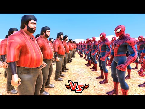 3000 Recep İvedik Ordusu Vs 100 Örümcek Adam | UEBS