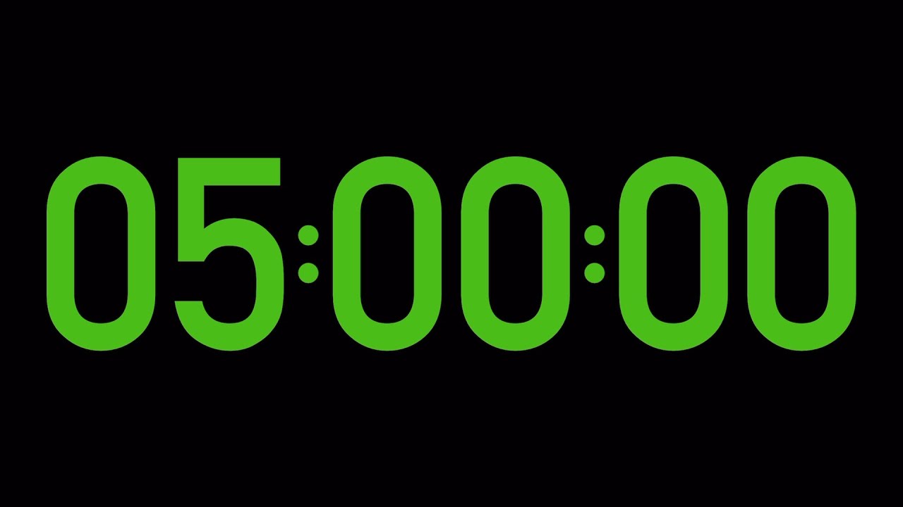 5 hours timing, Timer & alarm clock. - YouTube
