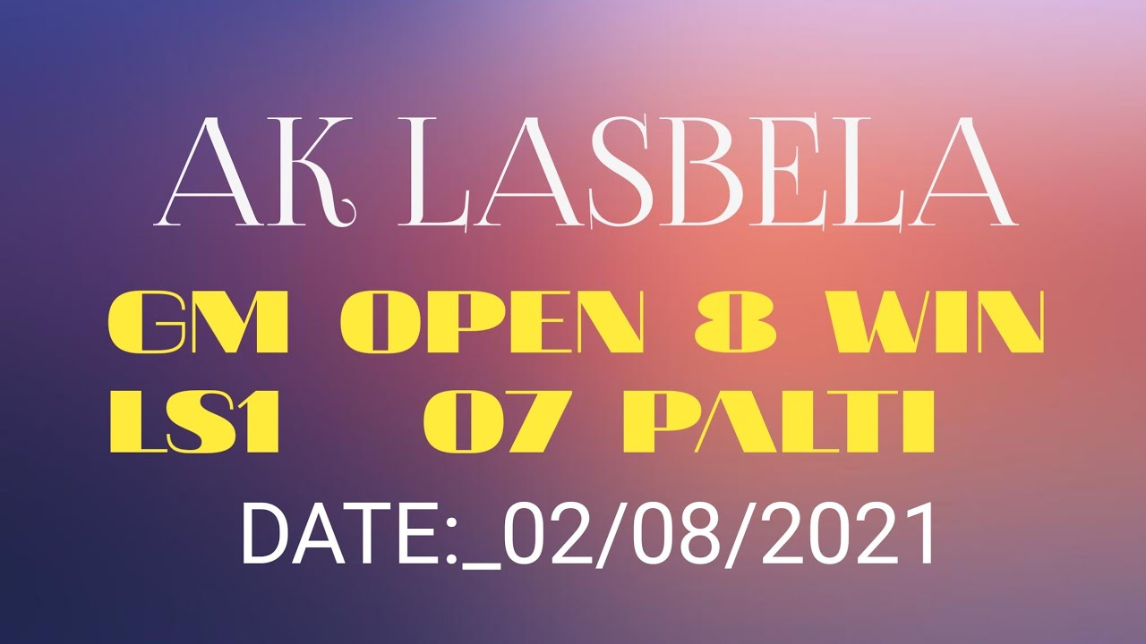 AK LASBELA GM LS1 AK OPEN and Dane ls2 ls3 Game 02/07/2021 - YouTube