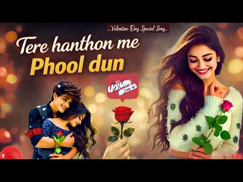 Tere Hathon Me Phool Dun 🌹 | Valentine’s Day Special Romantic Song 2026 ❤️ | Love Melody