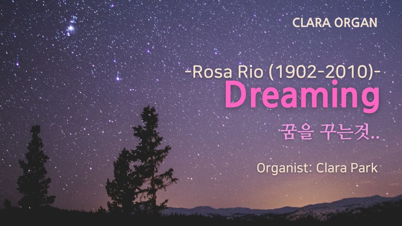 아름다운 꿈을 꾸는 듯한 .. Like a dream, in a fantastic mood ‘Dreaming 꿈을 꾸는것 ...