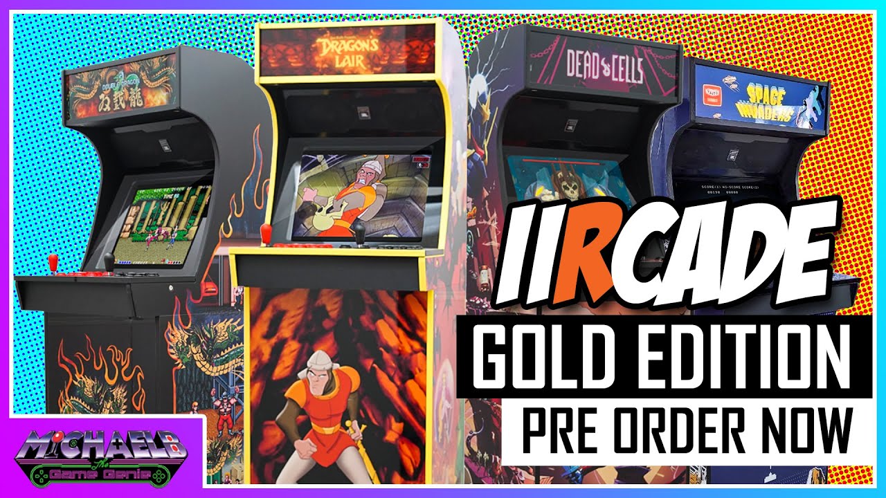 iiRcade Gold Edition Premium Home Arcade Pre Order Now - YouTube