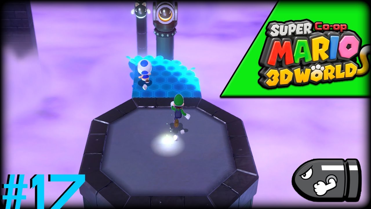 Vanishing Dangerous Platforms!! | Super Mario 3D World Co-op Episode 17 ...