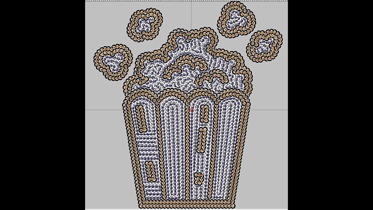 Embroidery Sequin Design 3mm Sequin - YouTube
