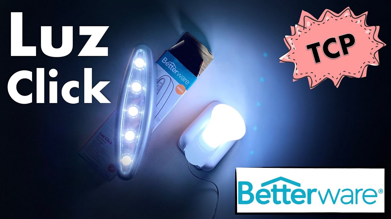 Luz click de BETTERWARE 90922 - ¿Qué tanto ilumina? - YouTube