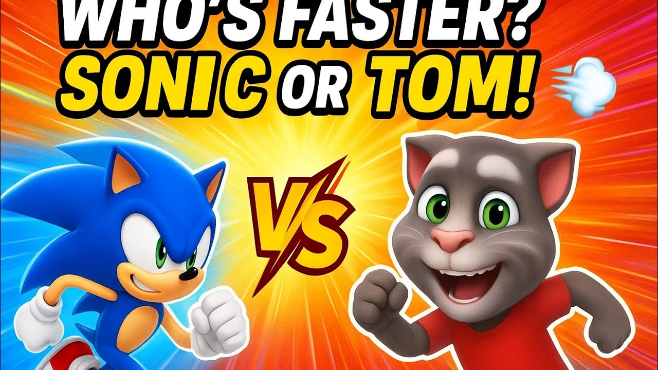 Sonic vs Talking Tom – The Ultimate Speed Race! 💨🔥 Who’s Faster? - YouTube