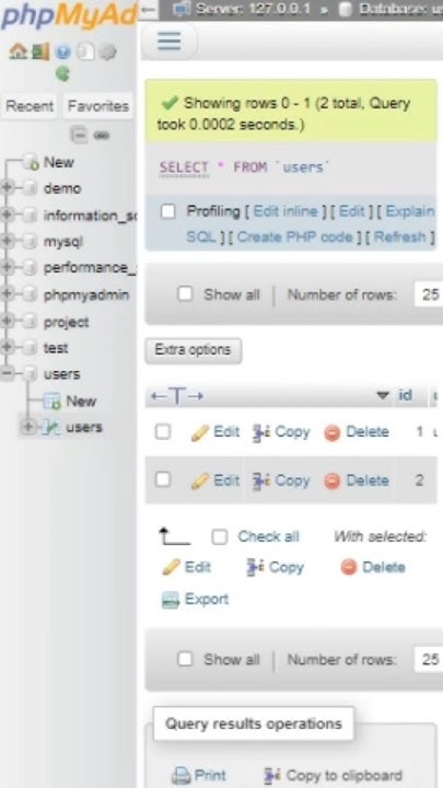 Create MYSQL database and Table #coding #MYSQL #database - YouTube