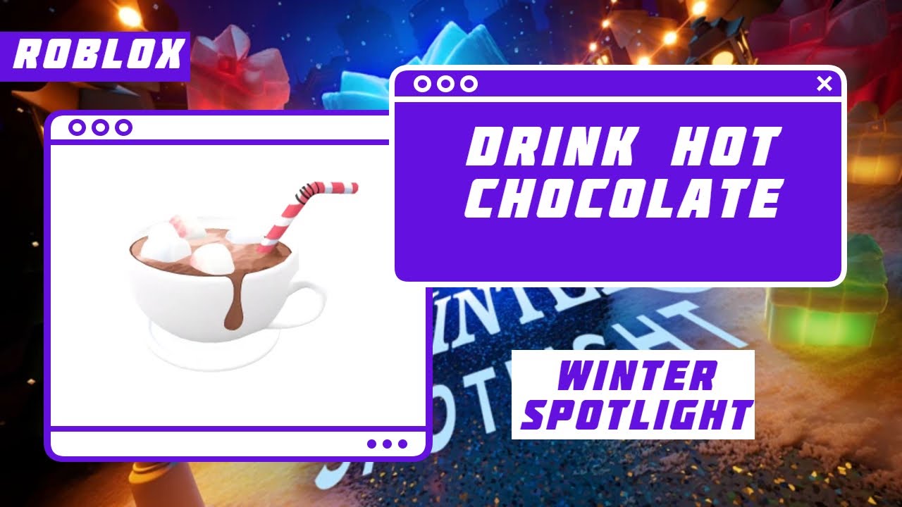 ☕How to get the 'Drink Hot Chocolate' | Roblox - YouTube