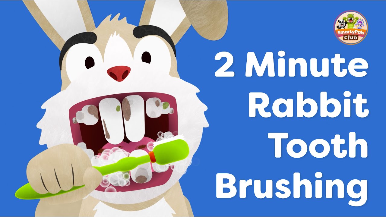 Rabbit Boy Tooth Brushing Song with the SmartyPalsClub! | 2 Minutes ...