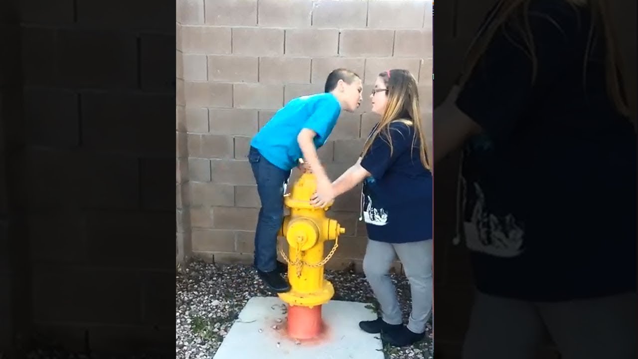 best friends have the most awkward first kiss.. - YouTube