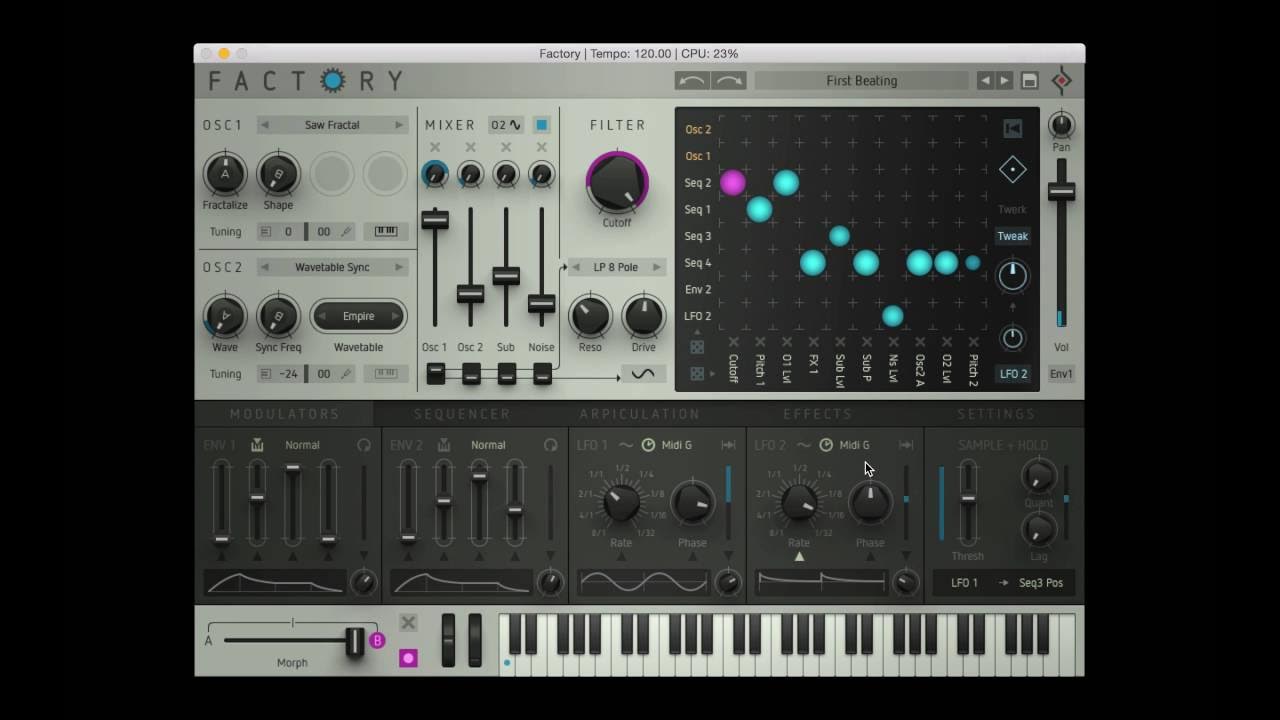 Factory Tutorial Part 7 Morph Fader - YouTube