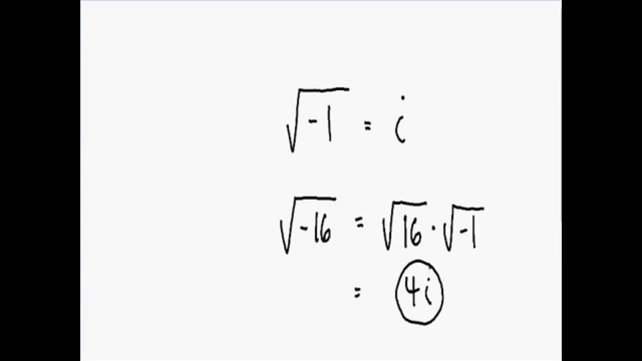 A2 Lesson 5 3 Imaginary Numbers YouTube a2-lesson-5-3-imaginary-numbers-youtube