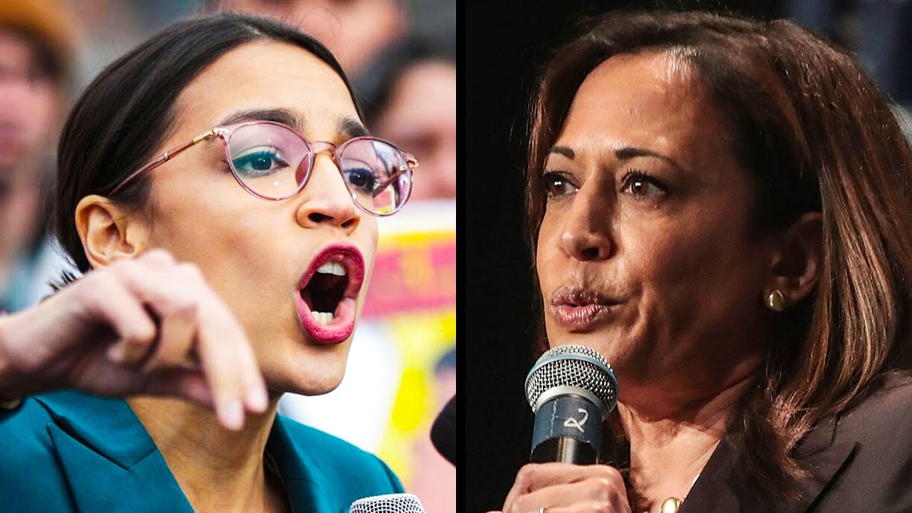 AOC Puts Heavy Pressure On Kamala Harris - YouTube