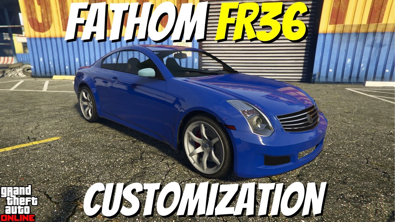 Fathom FR36 Drift Build Customization - GTA Online - YouTube