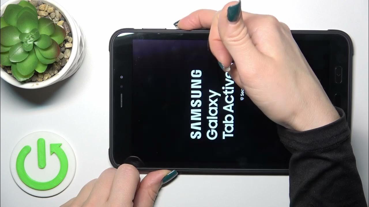 How to Switch On Samsung Galaxy Tab Active3 - Turn on Device - YouTube