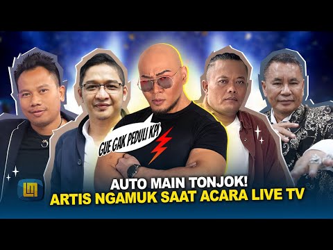 BIKIN TEGANG!!! 8 Kejadian Artis Ngamuk Berkelahi Saat Acara TV Berlangsung