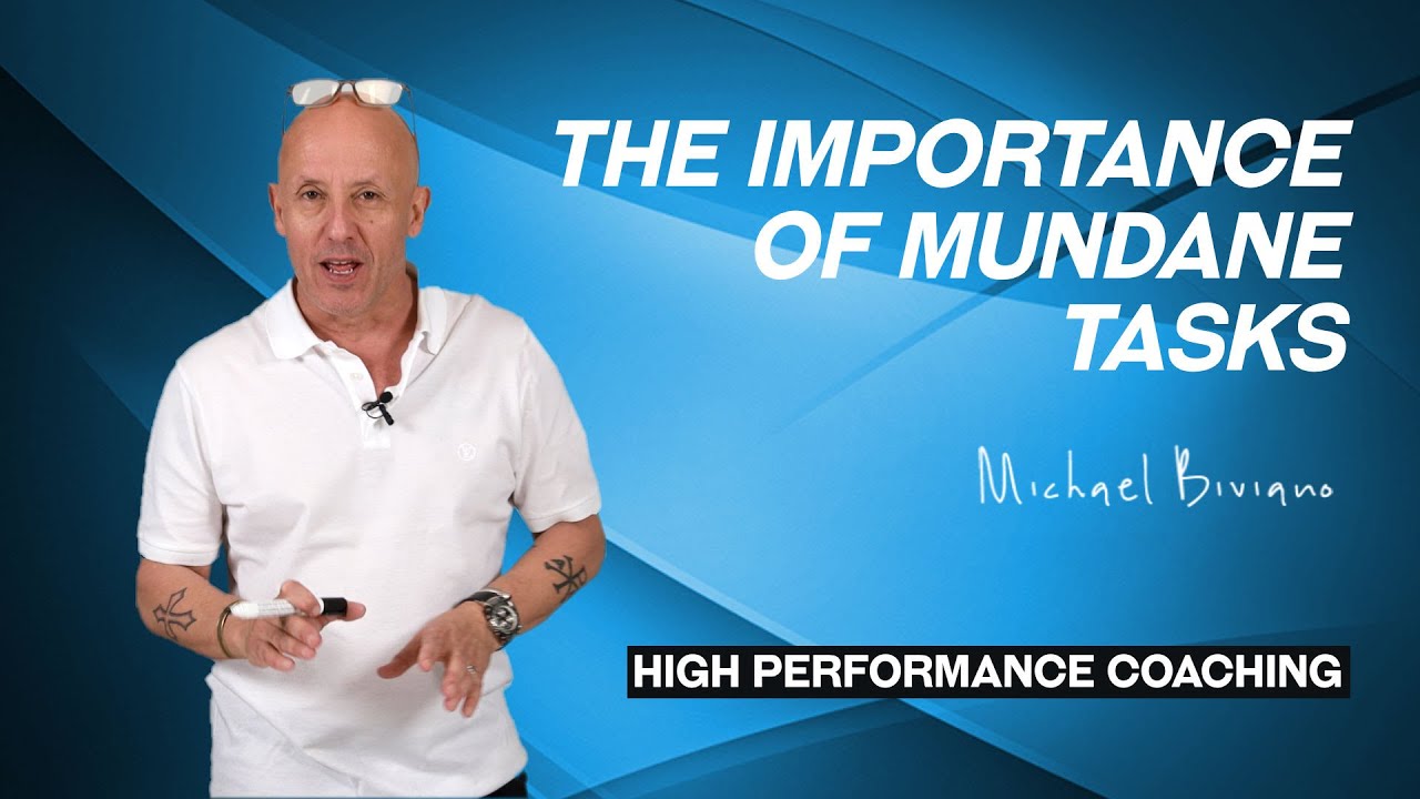 The Importance of Mundane Tasks - YouTube