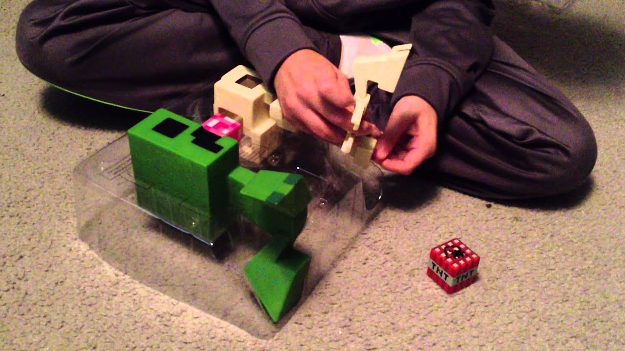 Minecraft Creeper Anatomy Unboxing - YouTube