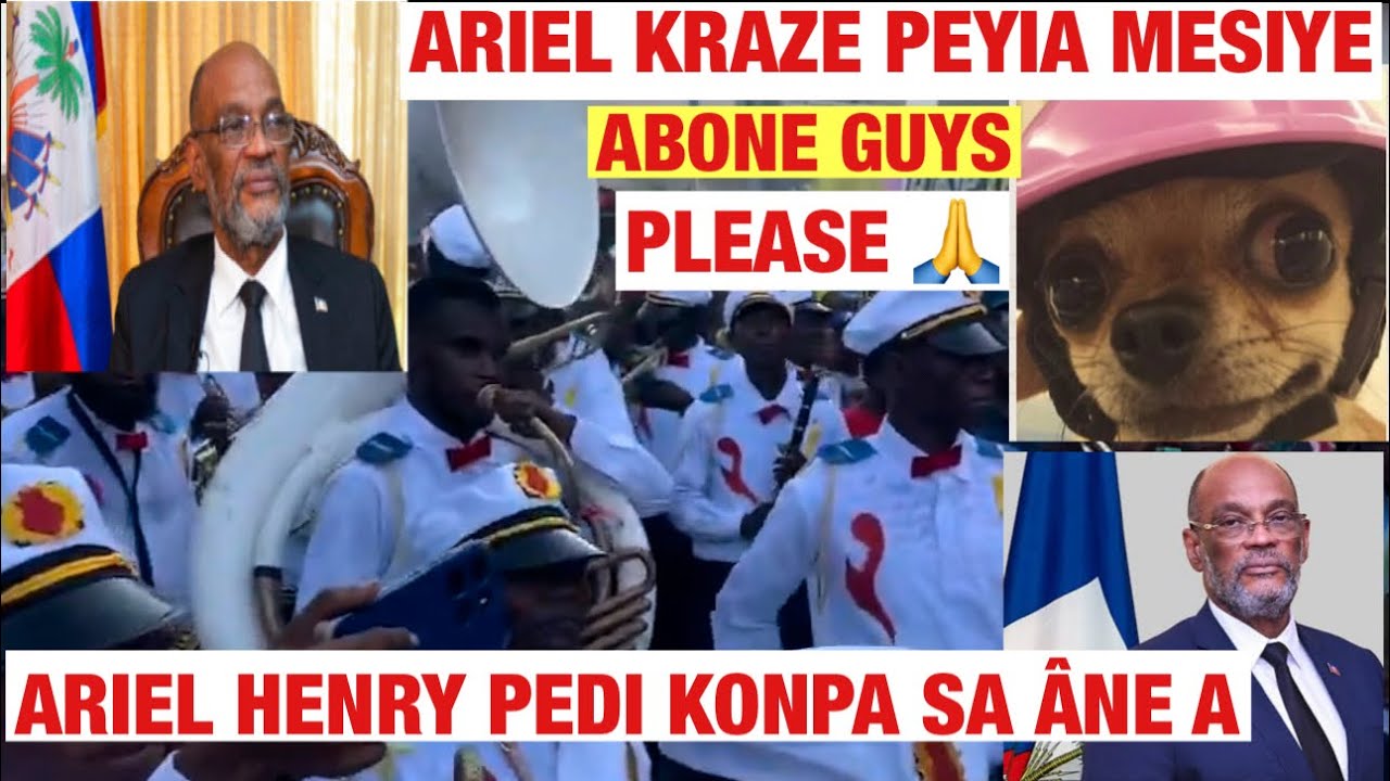 Mezanmi Ariel Henry Pedi DÉfile A Âne Sa Gang Yo Fann Areil Antouka Bel Bagay Viv HaÏti Pep