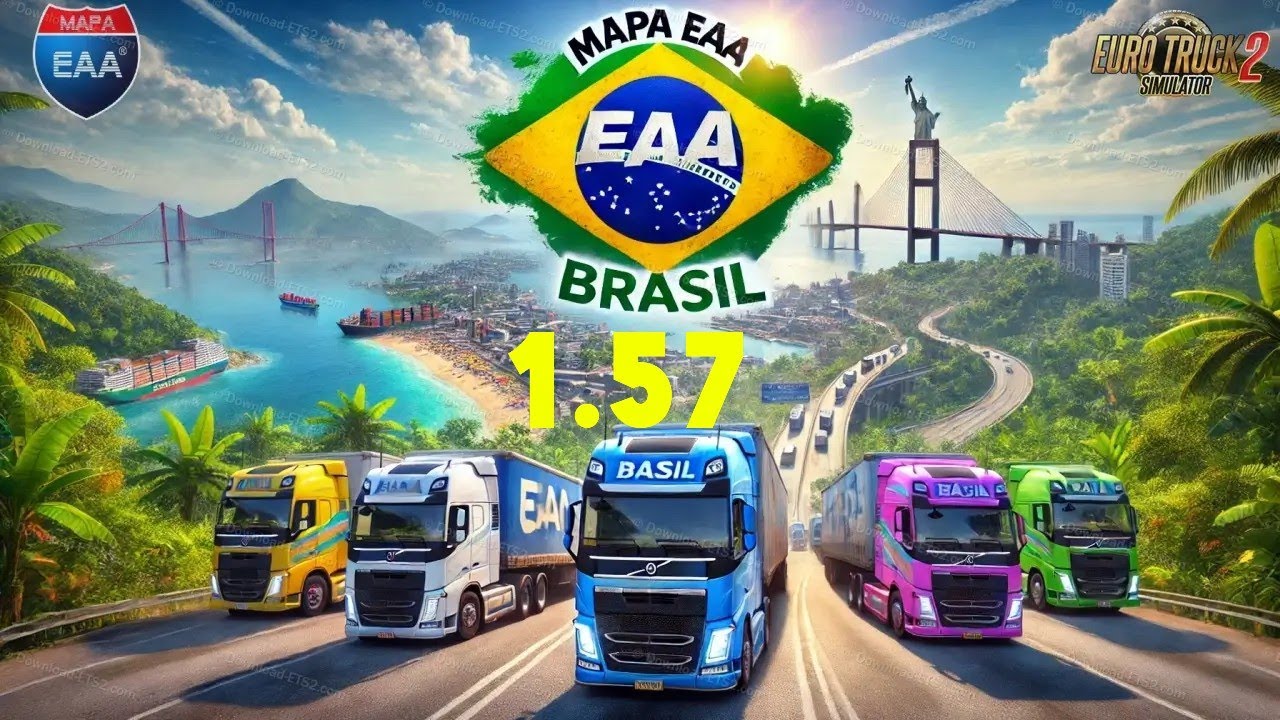 DESCARGAR EAA MAPA ETS2 1.57 ACTUALIZADO - YouTube