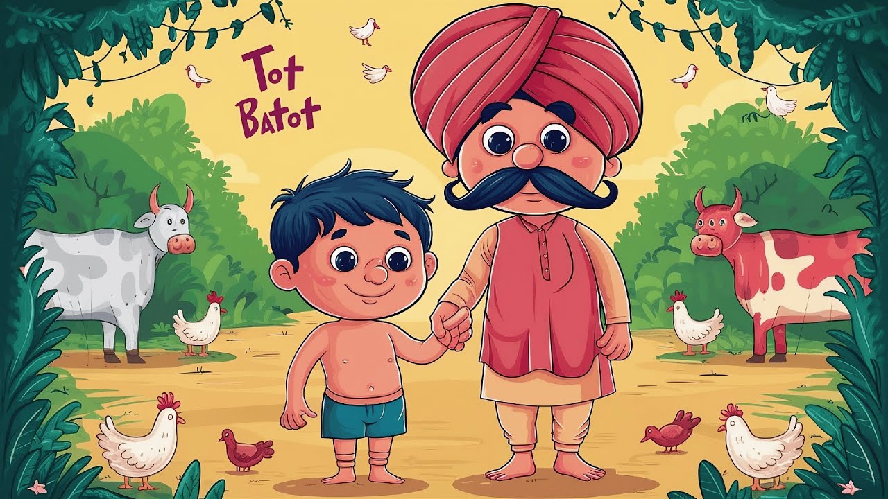 Ek Tha Larka Tot Batot (with Urdu subtitles) | Funny Poem for Kids ...