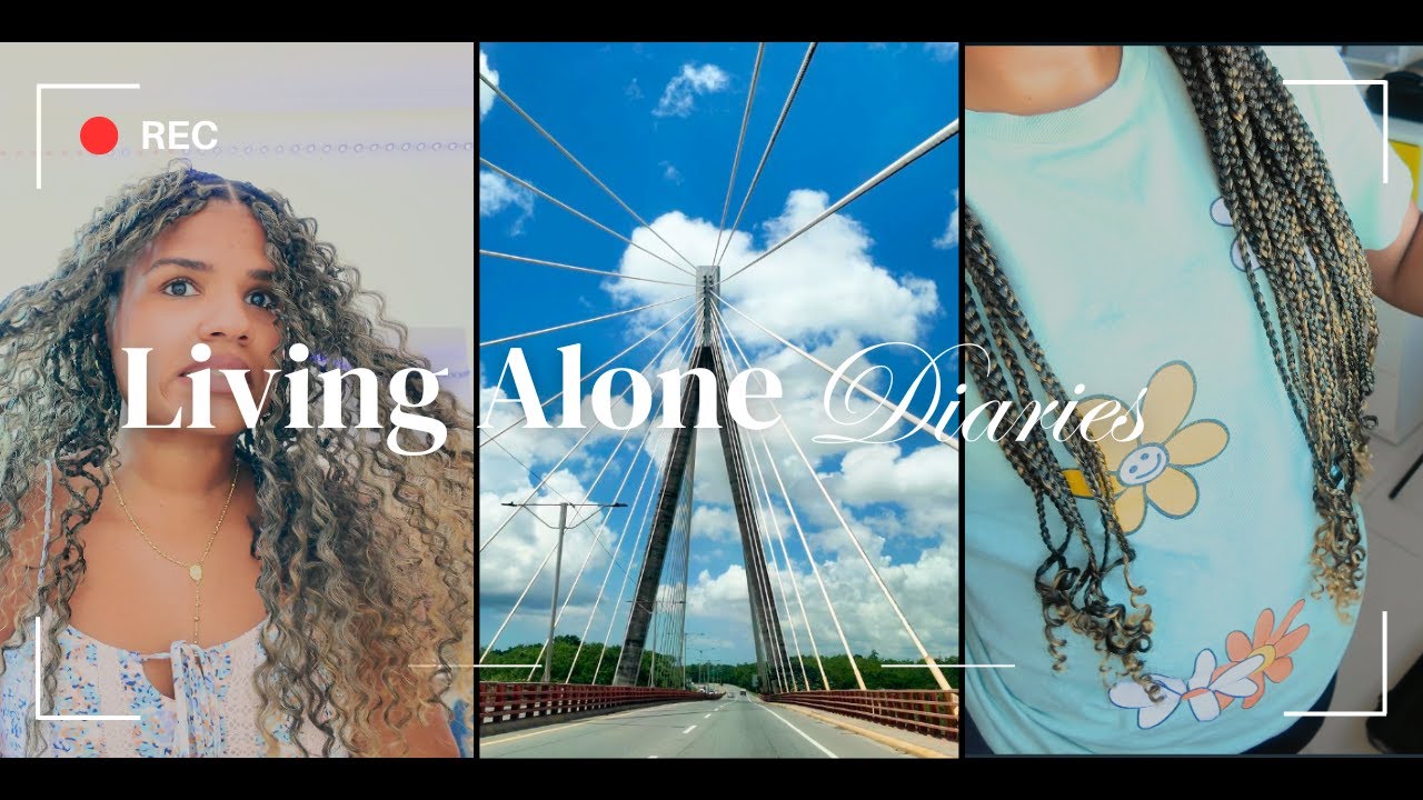 BOHO braids GONE WRONG, BOX braids saved the day | Living Alone Diaries - YouTube