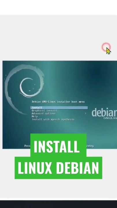 INSTALL LINUX DEBIAN - YouTube