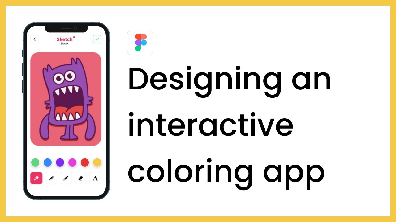 Build an interactive colouring book prototype in Figma - YouTube