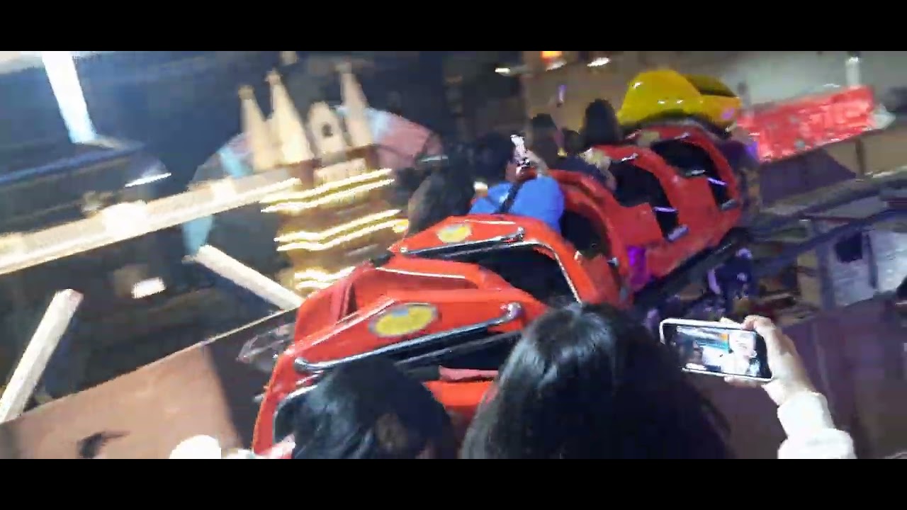 Great World of Fun Roller Coaster Ride - YouTube