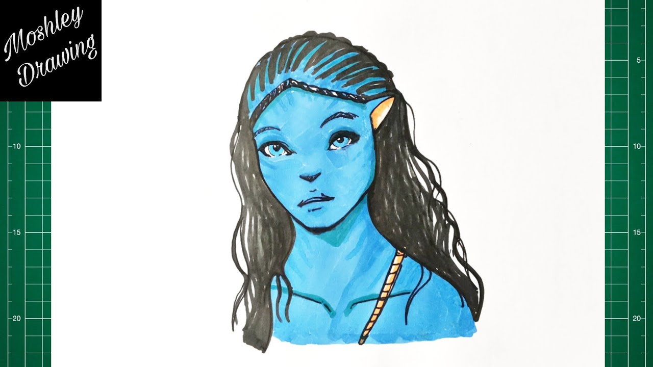 How to Draw Tsireya - Avatar: The Way of Water - YouTube