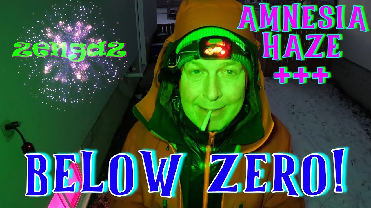 WAKE & BAKE AMNESIA HAZE below zero! - YouTube