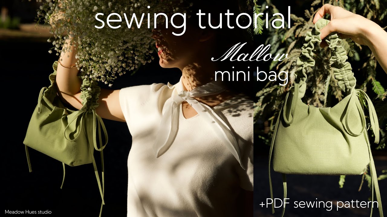 Sew the Cutest Mini Bag (It actually fits everything!)+adjustable ...
