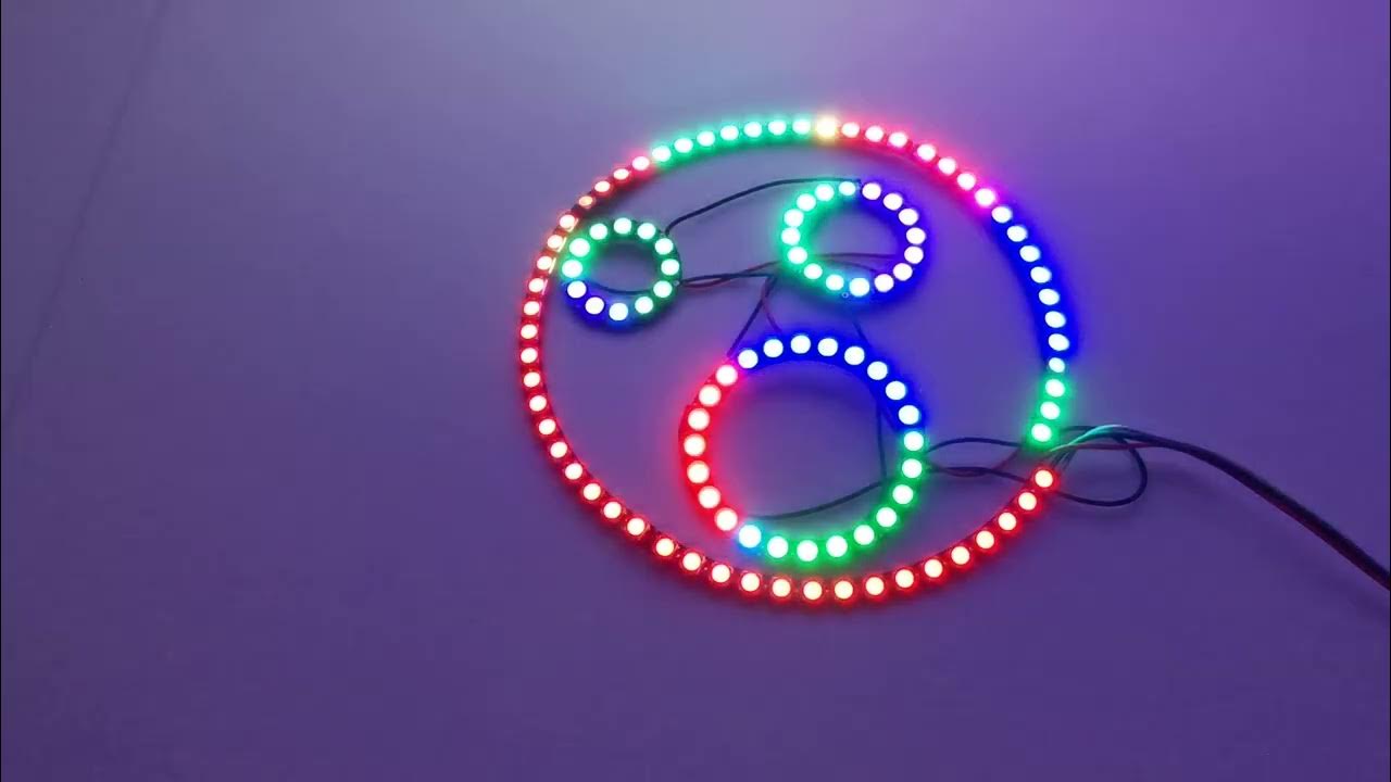 Diymall Rgb Led Ring For Arduino Esp32 Youtube