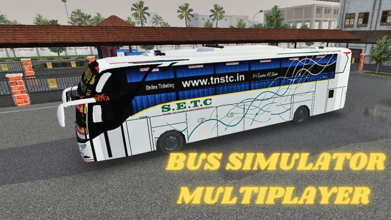 Bus simulator setc livery mod multiplayer gameplay - YouTube