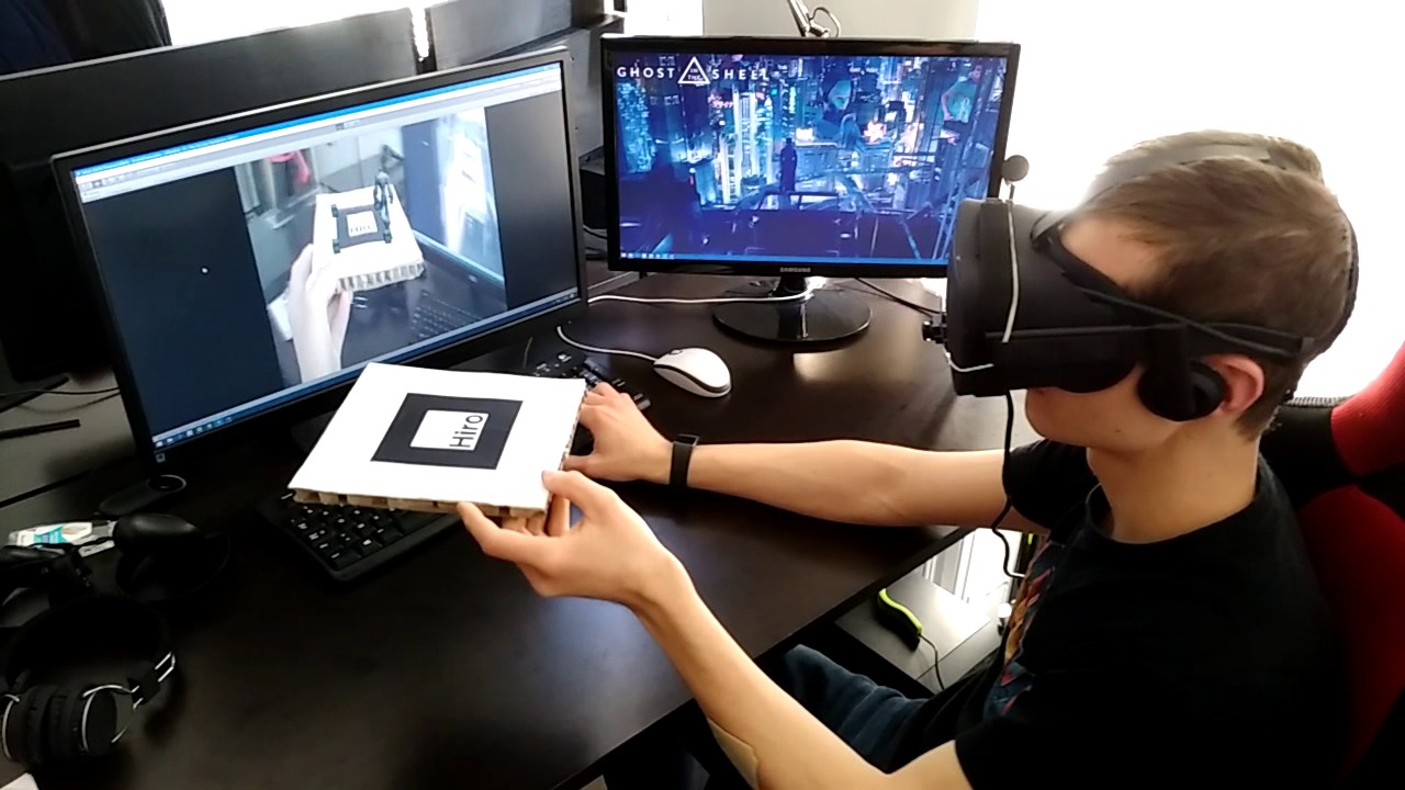 Mixing VR and AR : Oculus Rift + ARToolkit - YouTube