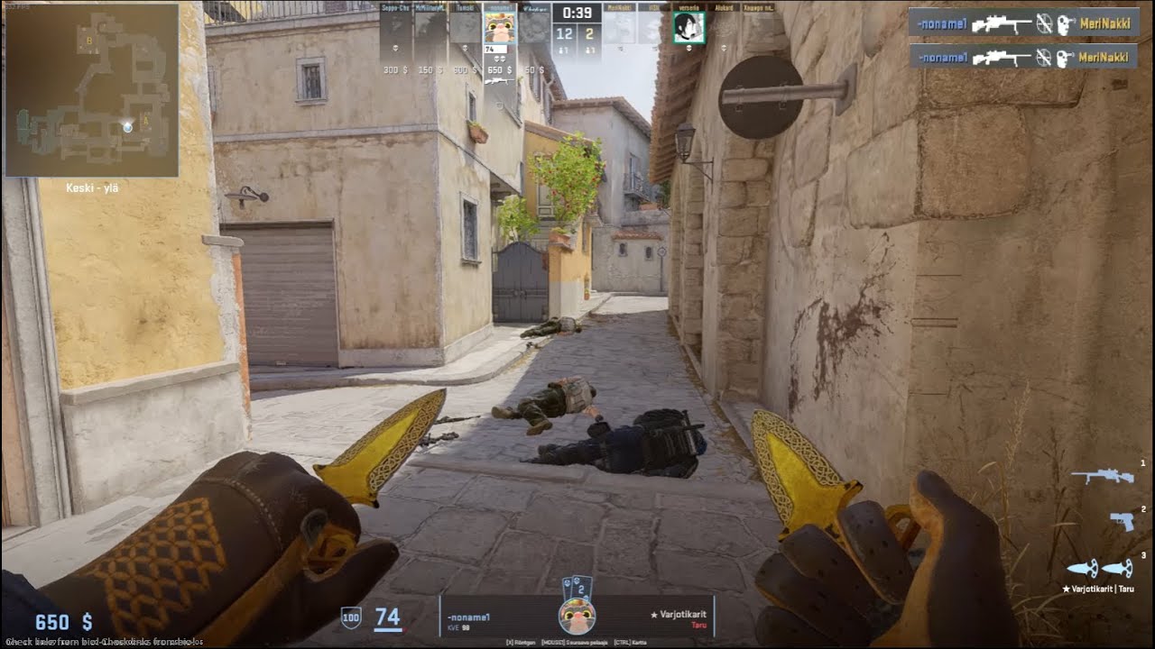 CS2 - 1v3 Clucth - Driver Gloves Overtake & Shadow DaggersLore - Yellow ...