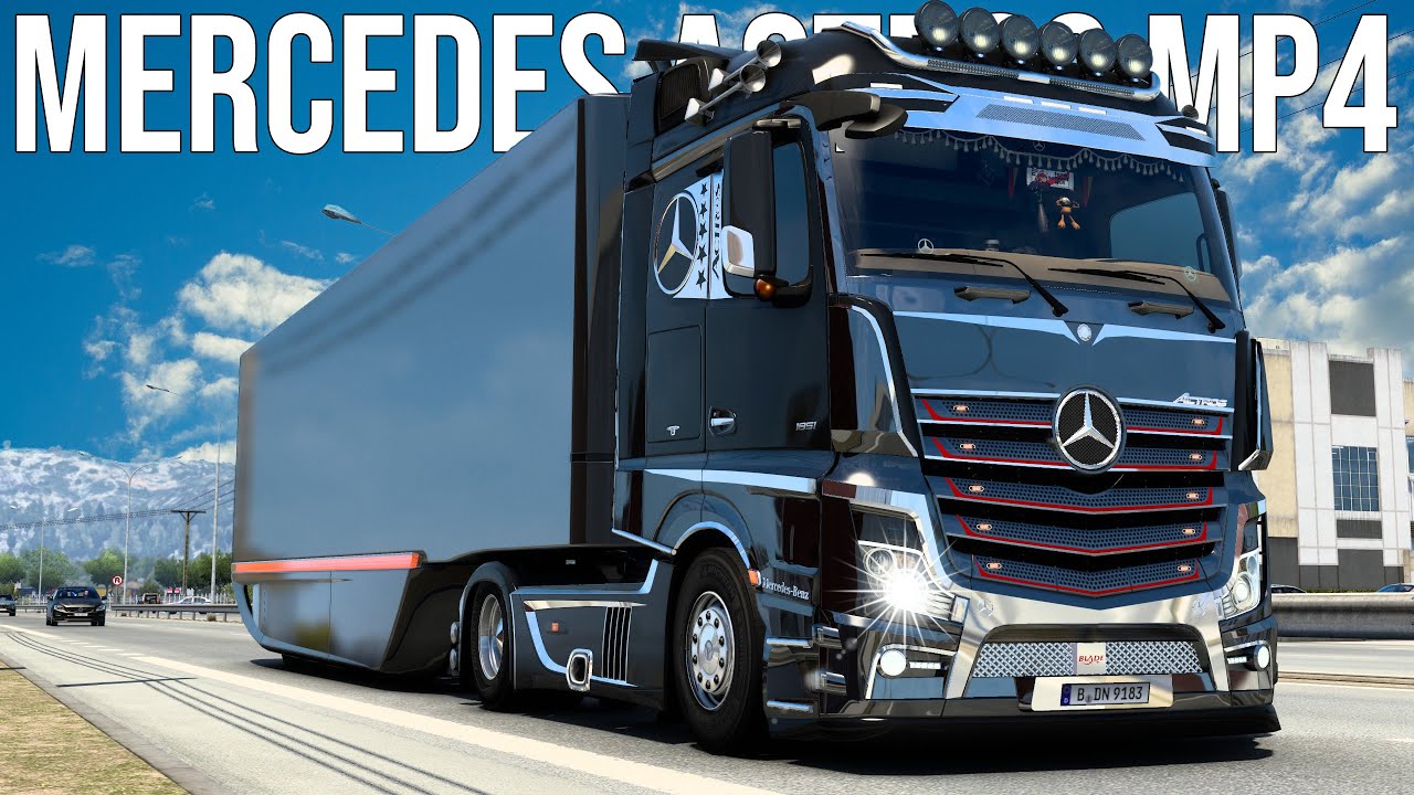 ETS2 MEGA Tuning Mercedes Actros MP4 Addons - ProMods 2.55 [1829] EURO ...