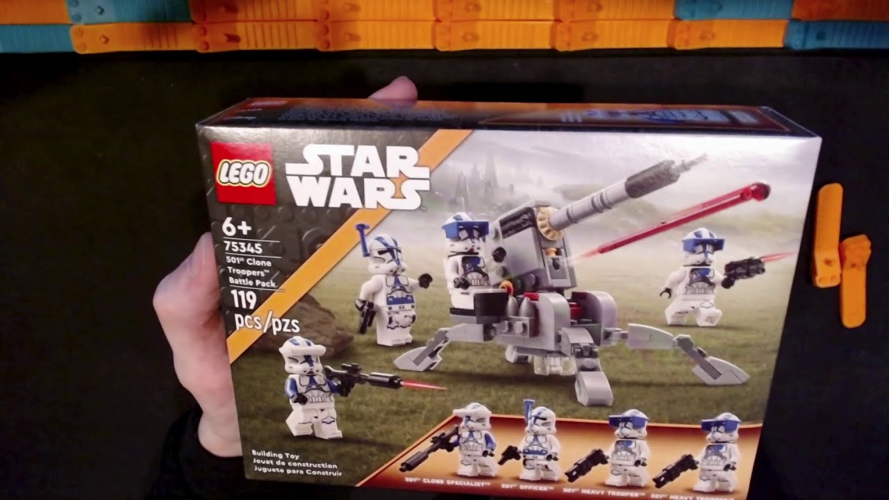 LEGO Star Wars 501st Clone Trooper Battle Pack 75345 Build and Review ...