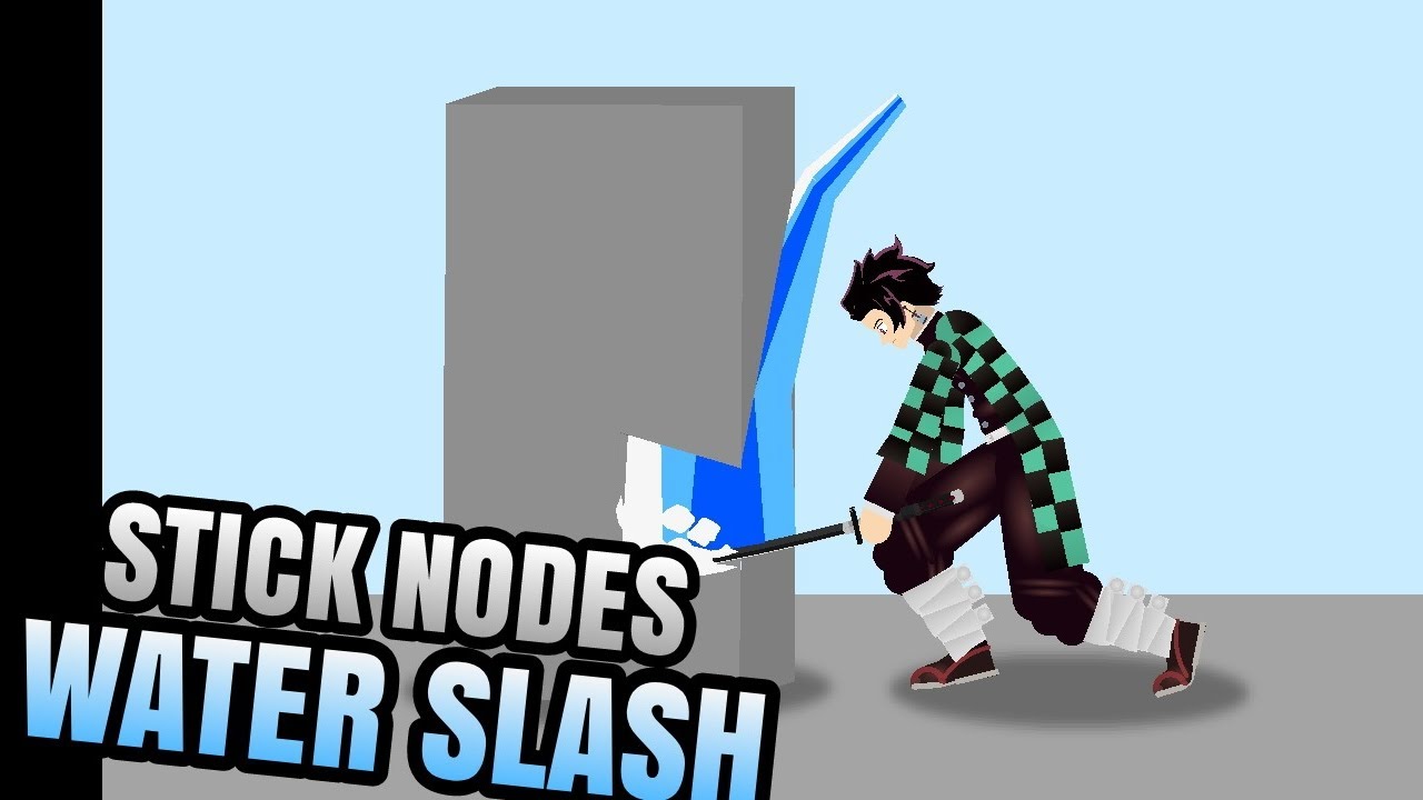 Water Slash Test - Stick Nodes - YouTube