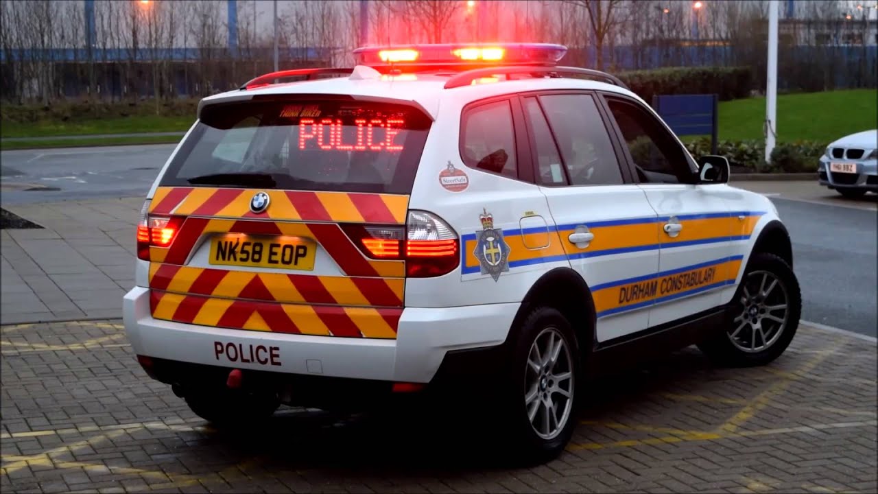 Durham Police BMW X3 Collision Investigation Car Blue Light Demo - NK58 ...