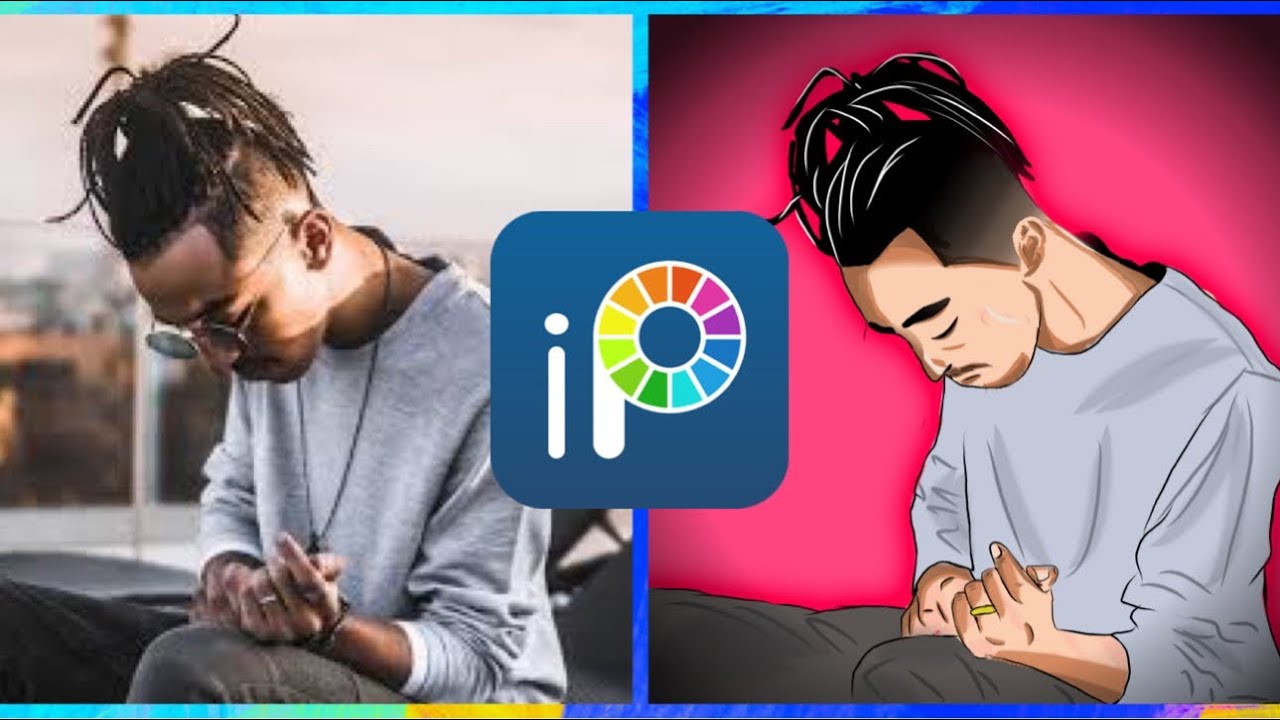 My first YouTube video| how to draw MADD (Moroccan rapper) as a cartoon ...