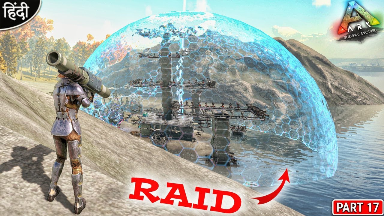Destroying Small Base For Element 🔥 : Noob Play ARK PVP : ARK Survival ...