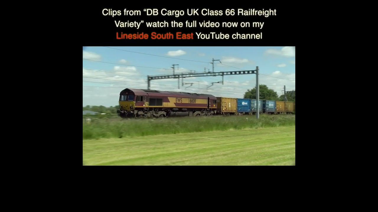 DB Cargo UK Class 66 Railfreight VarietyPromo Short - YouTube